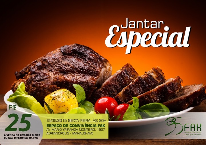 Jantar Especial da FAK - 15/05/2015 - FAK - Fundação Allan Kardec